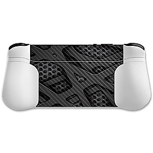 MightySkins Carbon Fiber Skin Compatible with Logitech G Cloud Gaming Handheld - Tech Wave | Protective, Durable Textured Carbon Fiber Finish | Easy to Apply | Made in The USA