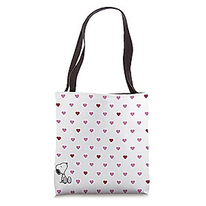 Peanuts Snoopy Hearts Tote Bag