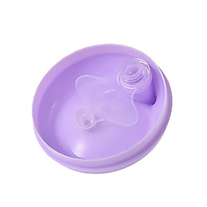 Plastic Goblet Cup, Baby Sippy Cup Wine Glass, Beverage Mug Milk Bottle with Lid for Kids Birthday Party or Celebration (over 8 months)