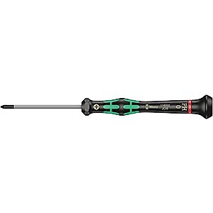 WERA 05118022001 2050 PH Screwdriver for Phillips Screws for Electronic Applications, PH 0 x 60 mm
