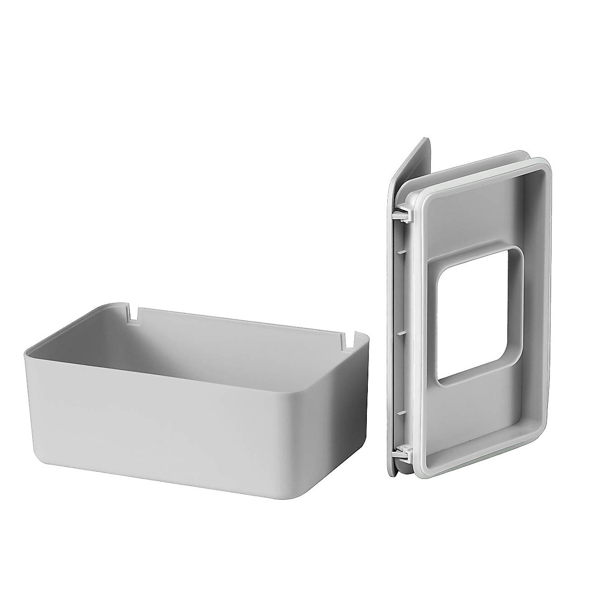 Ophobay Baby Wipes Dispenser, Baby Wipes Case Holder Keeps Diaper Wipes Fresh Wipe Container with Seal Design Grey