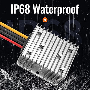 RVBOATPAT Step Down Converter for Dewalt 20V to 12V Adapter Power Wheel Battery Adapter DC 12V 20A 240W Inverter Automatic Buck Converter DC Voltage Regulator