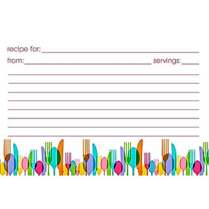 Modern Cuisine Recipe Organizer Binder Bundle with Recipe Cards and Recipe Card Protectors