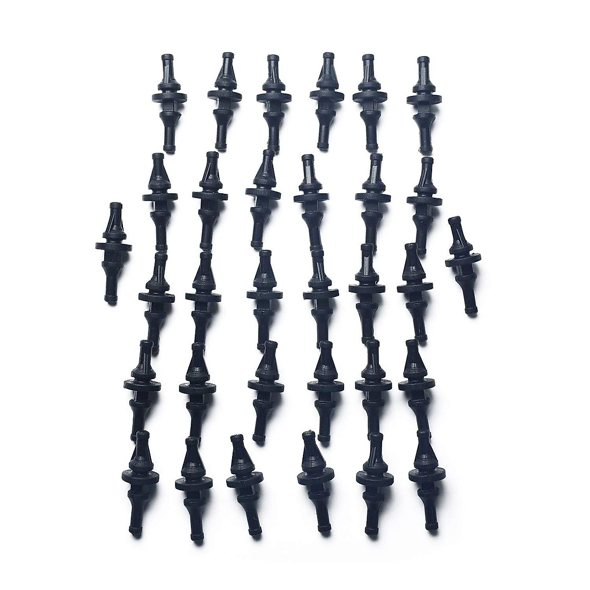 32 PCS Rubber Anti Vibration Mount Screw Pin Rivet for PC Case Fans Anti Vibration SCRW-094658