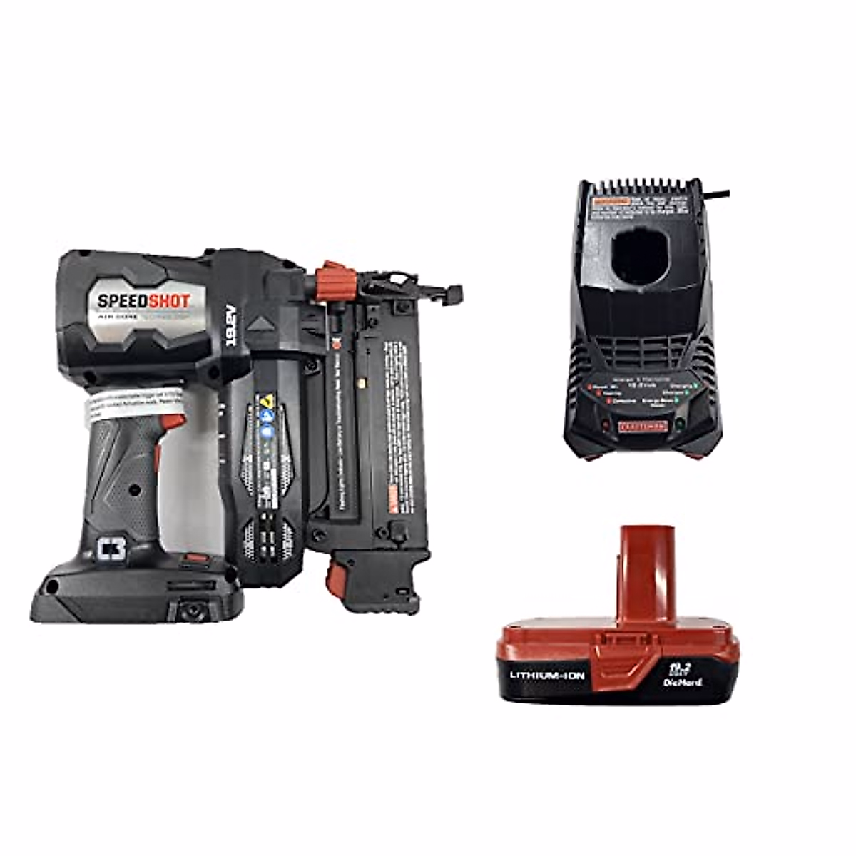 Craftsman C3 19.2 Volt 18 Gauge Brad Nailer Combo Kit with Battery and Charger (Bulk Packaged, NO Retail Packaging)