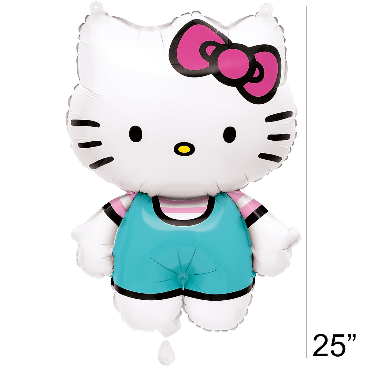 Large Hello Kitty Balloons | 3 Pack | Sticker | Hello Kitty Birthday Decorations and Party Supplies | 25" Hello Kitty, 28.75" Cinnamoroll, 22.75" My Melody