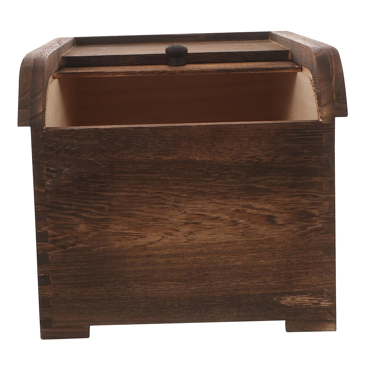 PHENOFICE Solid Wood Rice Storage Box Large Container Food Containers Cereal Containers for Food Storage Food Storage Containers for Pantry Bucket with Lid Wooden Seal Storage Rack