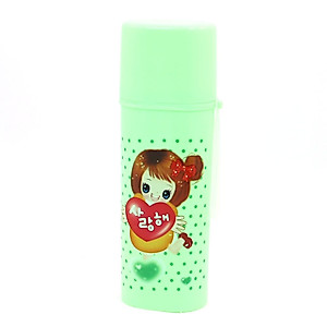 Qtqgoitem Plastic Toothbrush Toothpaste Holder Case Capped Bottle Green (model: 767 b13 06d cdb e02)