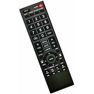 Universal Remote Control for Toshiba TV, Replacement for All Toshiba LCD LED HDTV 3D 4K UHD Smart TVs