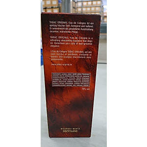 Tabac Original By Maurer & Wirtz For Men. Eau De Cologne Spray 3.4 Ounces