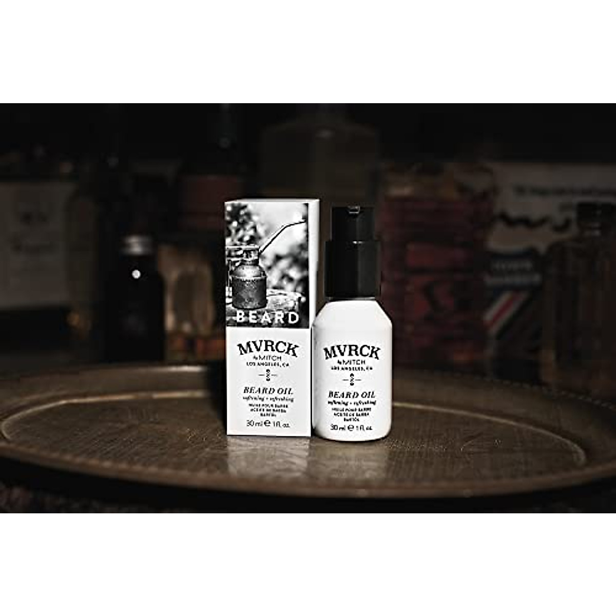 Paul Mitchell MVRCK by MITCH Beard Oil for Men, Softening + Refreshing Formula, For All Beard Styles + Lengths , 1 fl. oz.