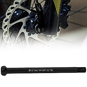 Rear Hubs Thru Axle Adapter, Bike Rear Thru Axle Boost for Mountain Frames and Forks, 168mm Length, M12x1.0 Hub Shaft Adapter Convertion Tools