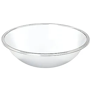 Winco PBB-15 Polycarbonate Pebbled Bowl, 15.75-Inch Diameter, Medium, Clear