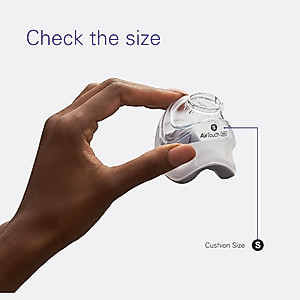 ResMed Airtouch N20 Cushion - CPAP Nasal Mask with Memory Foam Cushion & Magnetic Clips - Premium CPAP Part - Small