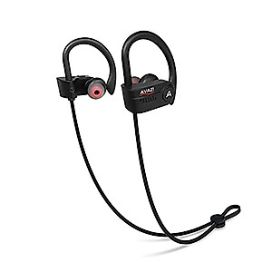 AVAZI Bluetooth 5.1 Wireless Earbuds, Sport IPX7 Waterproof Earphones, Richer Bass HiFi Stereo in-Ear Earphones, Gaming Mode, 12 hrs, Running Bluetooth Headphones W/CVC6.0 Noise Cancelling Mic
