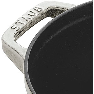 Staub Twist Cocotte Z1023-187 Round Campagne 7.9 inches (20 cm) Both Handed Cast Enameled Pot, Induction Compatible