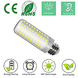 Uicnigh 25W LED Light Bulb 200 Watt Equivalent,Medium Screw Base E26 LED Bulb,6000K Daylight White Bright 2500LM for Home Lighting,Non-Dimmable Led bulb,3 Pack