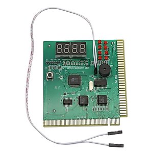 PC Diagnostic 4-Digit Card,Module Board Test & Measuring Module PC Computer Mother Board Debug Post Card Analyzer PCI Motherboard Tester Diagnostics Display for Desktop PC
