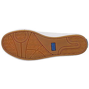 Keds womens Center 2 Sneaker, White Leather, 8.5 US