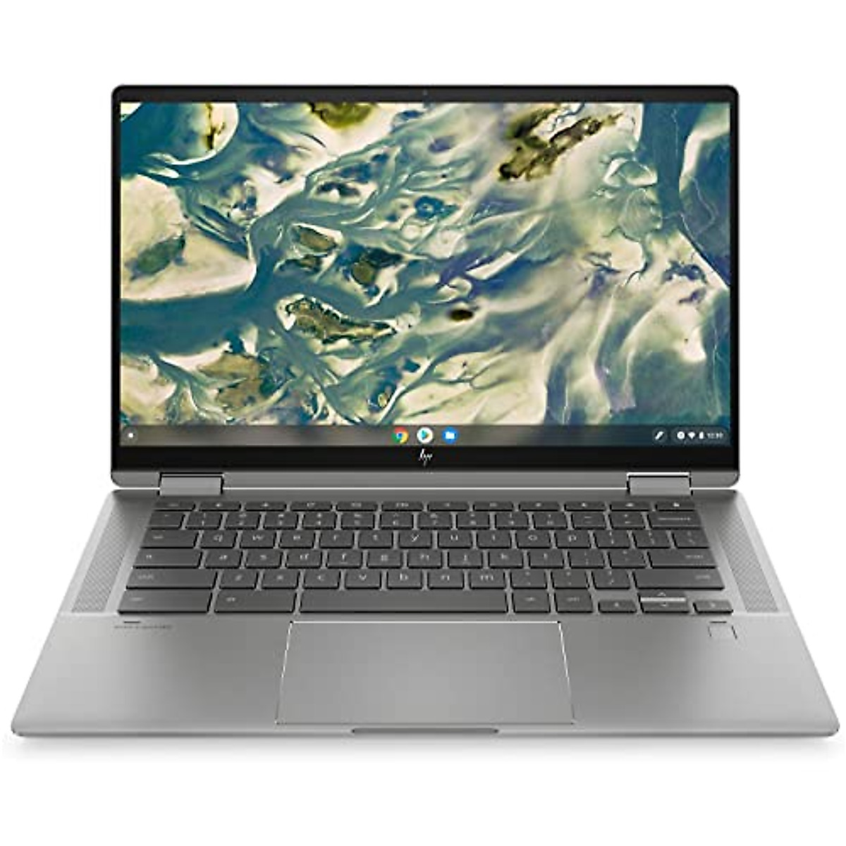 HP Chromebook x360-14c-cc0010ca 14" 2-1 FHD Touchscreen IPS Backlit, Intel Core i3-1115G4, 8GB RAM, 128GB SSD, Mineral Silver, French Canadian Keyboard, ChromeOS (Renewed)