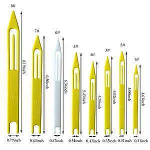 8pcs Netting Needle Shuttles Fishing Net Repair Equipment 8 Sizes