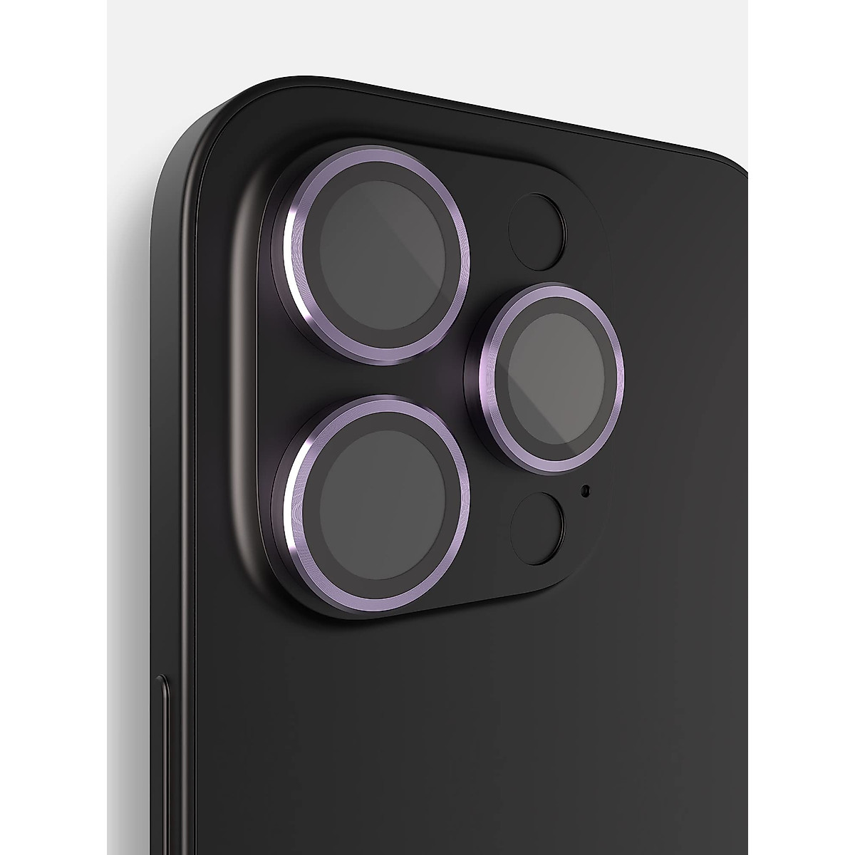 BodyGuardz Apex Camera Lens Protector Compatible with iPhone 14 Pro and iPhone 14 Pro Max, 9H Hardness Tempered Glass, Scratch Resistant, Easy Installation, Case Friendly - Purple