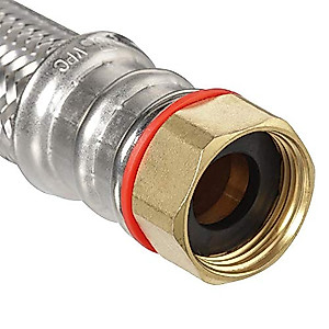Everbilt 3/4 in. FIP x 3/4 in. FIP x 1.25 ft. Stainless Steel Water Heater Supply Line
