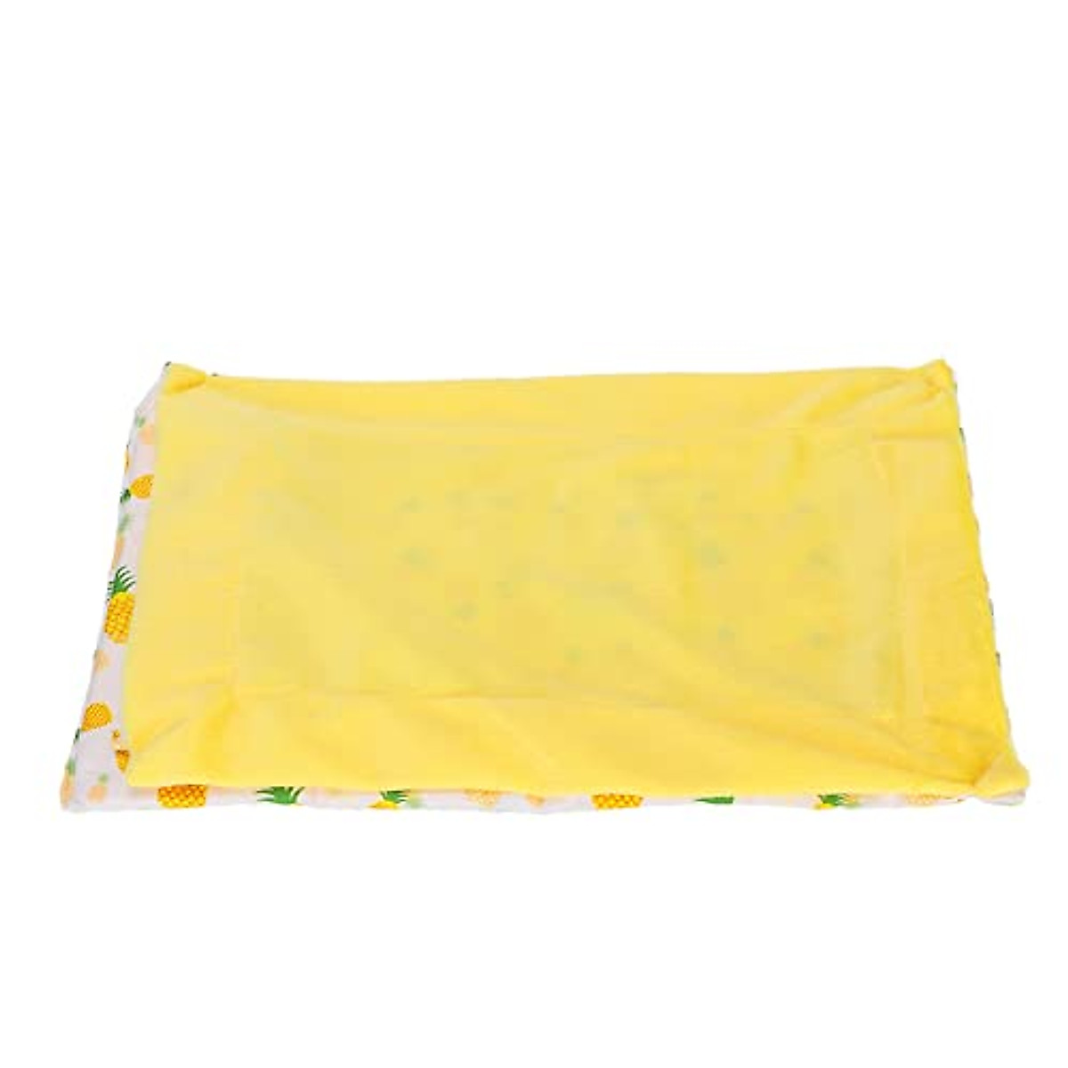 Evonecy A Warm and Snuggly Reptile with Bearded Dragon Bedding. A Soft Sleeping Bag for a Gecko Pineapple + Yellow Quilt