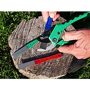 DMT (Diamond Machining Technology) 2.5-in. DiaSharp Diamond Mini-Hone Sharpening Kit of Coarse, Fine, and Extra Fine Grit Sharpeners (D2K)