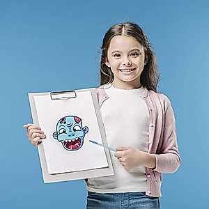 Halloween Stickers Crafts for Kids - Pumpkin Zombie Mummy - Party Games Favors Supplies Decorations 24Ct