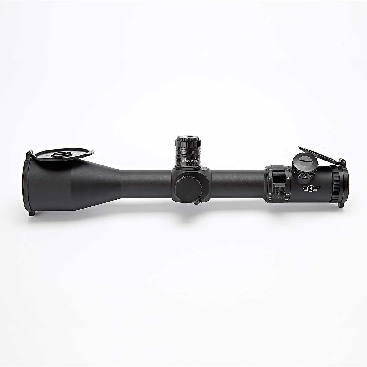 Hi-Lux Optics UD530X56 Uni-Dial 5-30 x 56 34mm Tube Rifle Scope with Green Illuminated MIL Ranging Reticle, Black