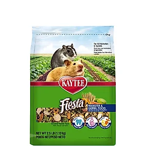Kaytee Fiesta Hamster And Gerbil Food, 2.5-Lb Bag