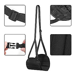 Airplane Footrest, Airplane Travel Foot Rest, Portable Travel Foot Hammock, Airplane Travel Accessories, Adjustable Flying Foot Rest for Airplane Travel, for Long Flight Bus Train Office Home