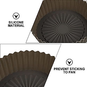 DOITOOL Mini Air Fryer Toaster Oven Toaster Toaster Air Fryer Silicone Air Fryer Reusable Air Fryer Pad Baking Paper Silicone Airfryer Air Fryer Oven Toaster Ovens