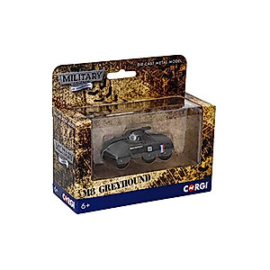 Corgi Diecast M8 Greyhound Armored Truck WWII Military Legends in Miniature Fit The Box Scale CS90640