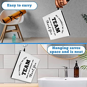 Boss Gift Coach Thank You Gift Makeup Bag for Women Leader Boss Appreciation Gift Cosmetic Bag Leader Coworker Leaving Going Away Gift Basketball Soccer Team Coach Leader Christmas Thanksgiving Gift