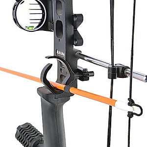 AMEYXGS Bowfishing Arrow Rest Use for Compound Bow Recurve Bow Fishing Rest Suitable for Left and Right Hands Hunting Accessory (Black)