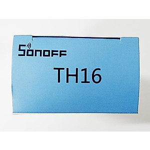 Sonoff TH16 Temperature and Humidity Monitoring WiFi Smart Switch for DIY Smart Home,Compatible with Alexa(16A)