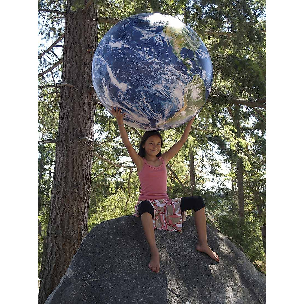 "Huge Inflatable Globe, 1 Meter in Diameter, Earthball"