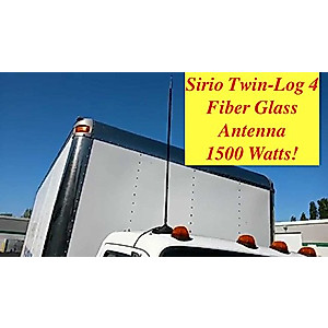 Sirio Antenna Twin-Log 4 High Performance 1500 Watts Cb Mobile Fiberglass Antenna (4 Ft)