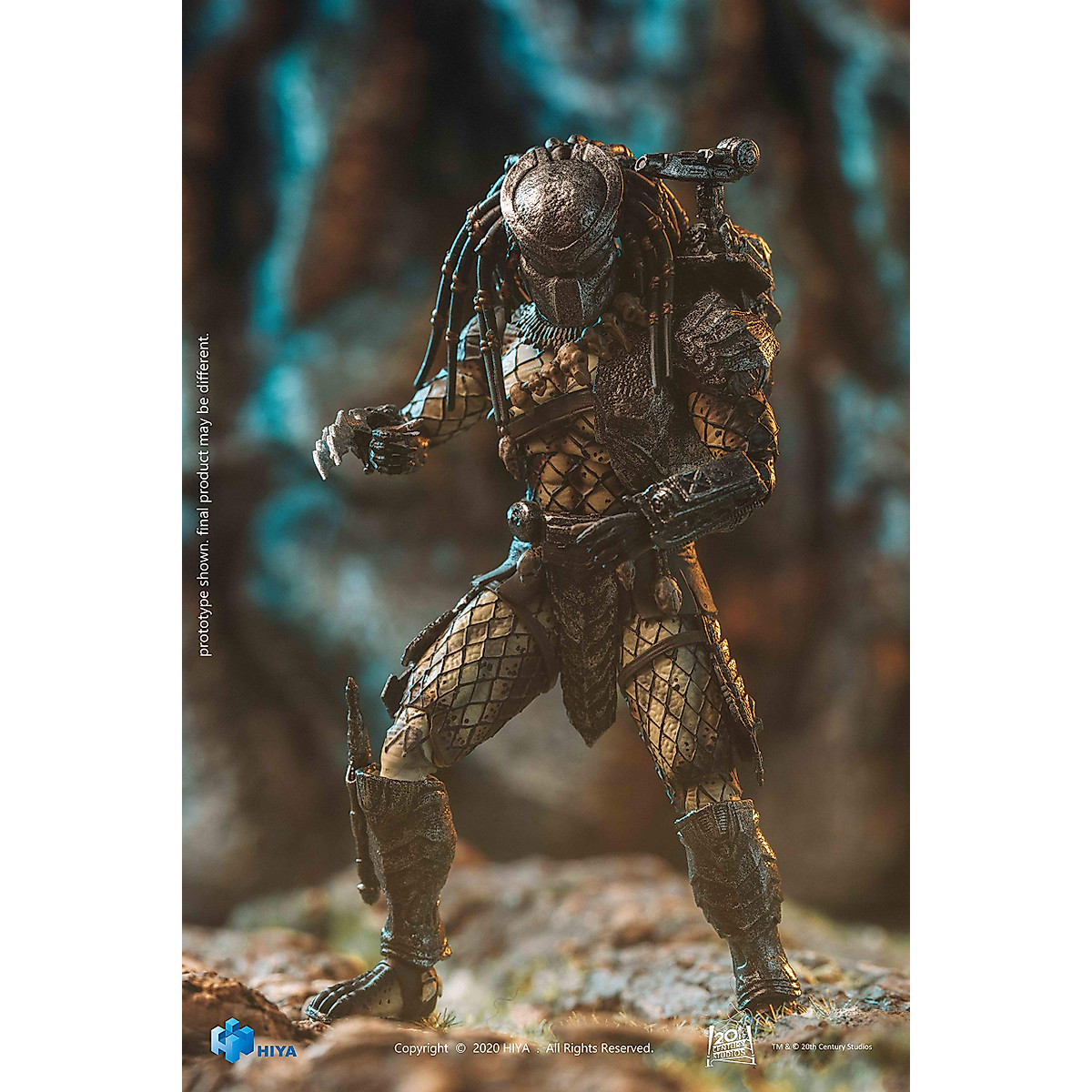 Hiya Toys Alien vs. Predator: Young Blood Predator 1:18 Scale Action Figure, Multicolor