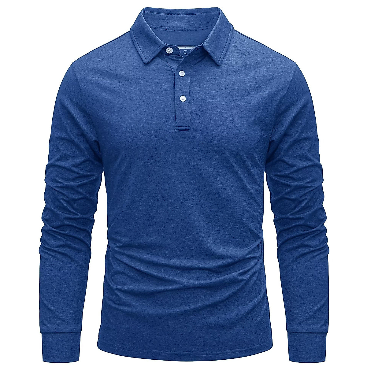 MAGCOMSEN Mens Shirt Long Sleeve Golf Shirt Men Polo Shirts Men Mens Golf Polo Shirts Performance Polo Shirts for Men Hiking Shirts for Men Dark Blue