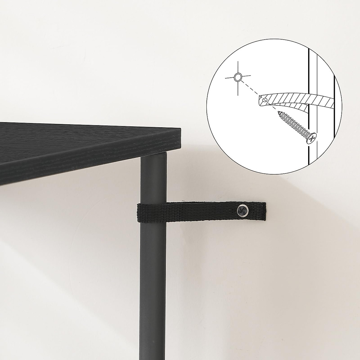 HOOBRO DIY Bookshelf Organizer, 4-Tier Cube Shelf Organizer, Industrial Stepped Bookcase, Ladder Shelf with 6-Cube Storage Organizer, Cube Bookcase, Cube Storage Shelf for Living Room, Black BB39CJ01