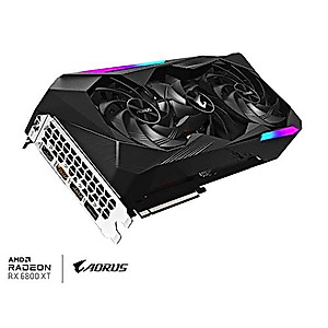 GIGABYTE AORUS Radeon RX 6800 XT Master 16G Graphics Card, MAX-Covered Cooling, 16GB 256-bit GDDR6, GV-R68XTAORUS M-16GD Video Card