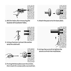 Hoooh Bathroom Towel Hook, Brushed Stainless Steel Coat/Robe Clothes Hook for Bath Kitchen Garage Wall Mounted (2 Pack), B100-BN-P2