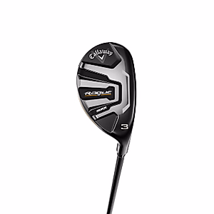 Callaway Golf 2022 Rogue ST Max Hybrid (Right Hand, Graphite Shaft, Stiff Flex, 3 Hybrid), Silver