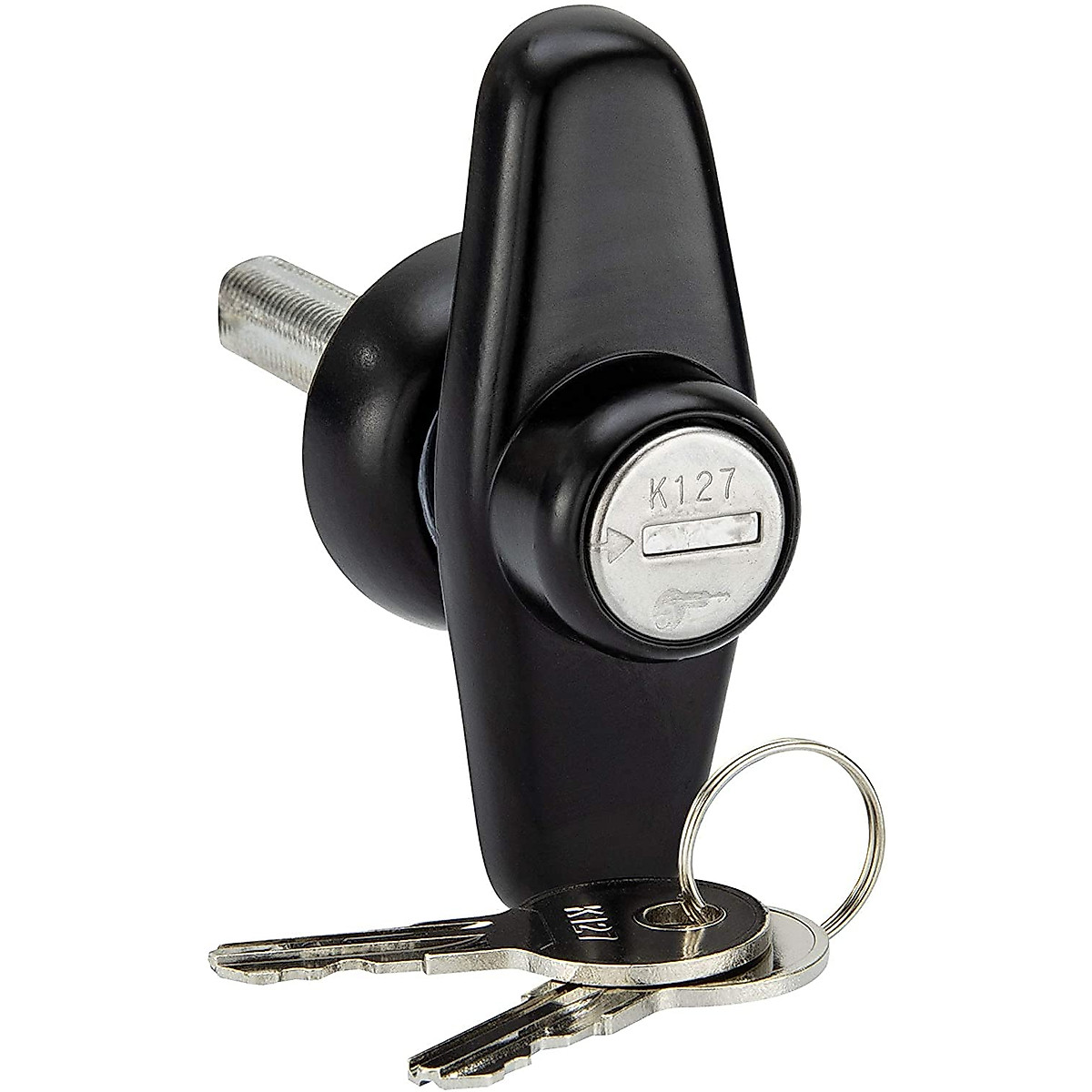 Bauer Side Access or Windoor Lock. Part# T500 (T-500) | Truck Cap Lock Side Access Window Handle for LEER A.R.E K127 Key | Tonneau Cap Cover Lock T-500 Handle for LEER Century (1 Pack)