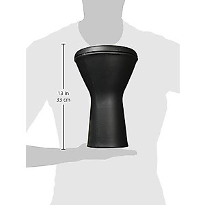 Meinl Percussion Aluminum Doumbek Egyptian Goblet Drum, Leatherette Wrap — Made in Turkey — Synthetic Head, 2-Year Warranty (HE-2000)