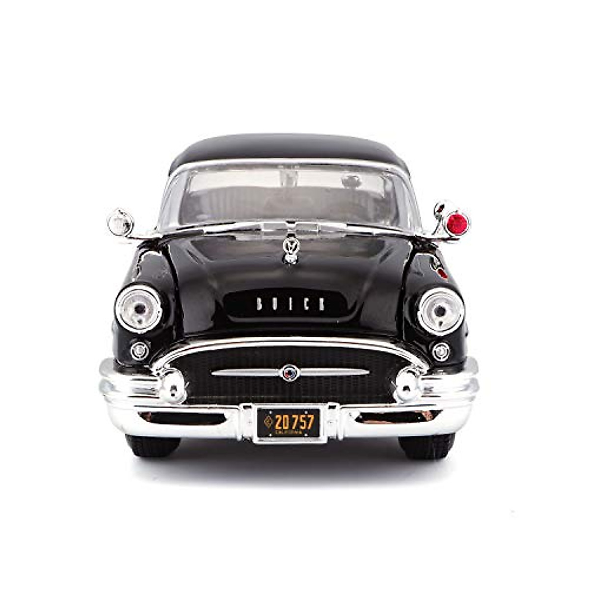 Maisto 1:26 Scale 1955 Buick Century Diecast Vehicle (Styles May Vary), Black, White