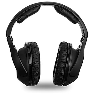 Geekria Protein Leather Headband Pad Compatible with Sennheiser RS160, RS170, RS220, RS185 Headphone Replacement Headband/Headband Cushion/Replacement Pad Repair Parts (Black)